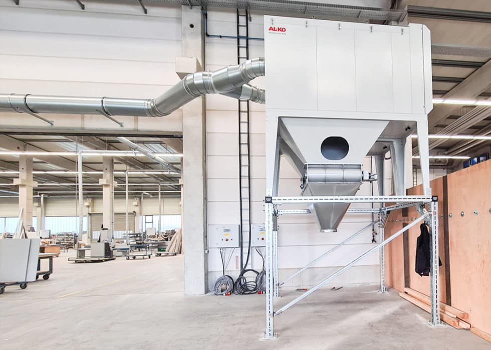 Absaugung für CNC-Maschinen